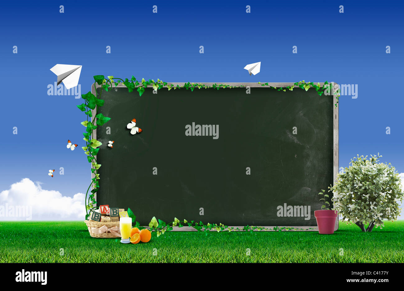 background frame in spring color Stock Photo - Alamy