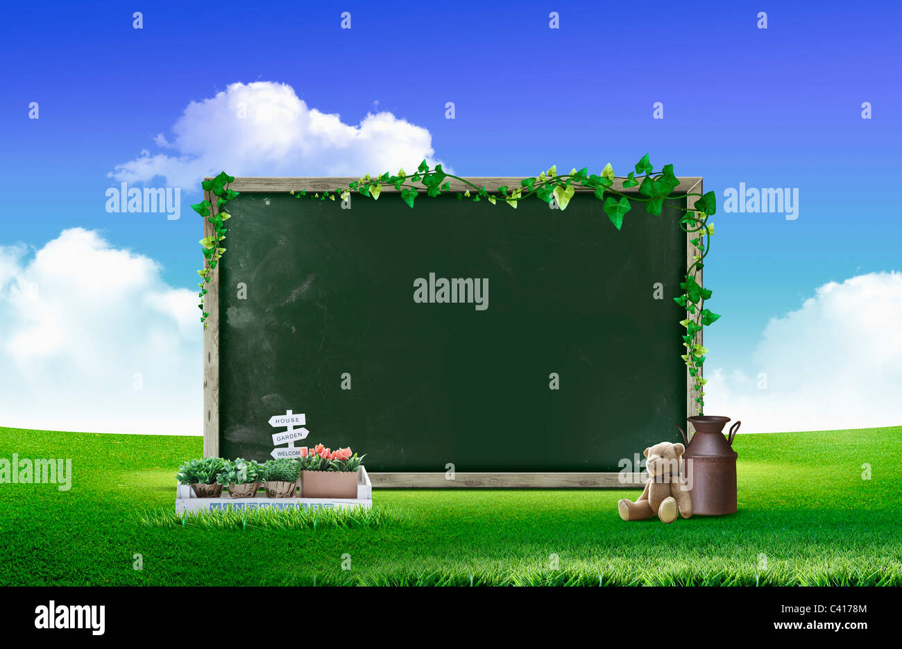 background frame in spring color Stock Photo - Alamy