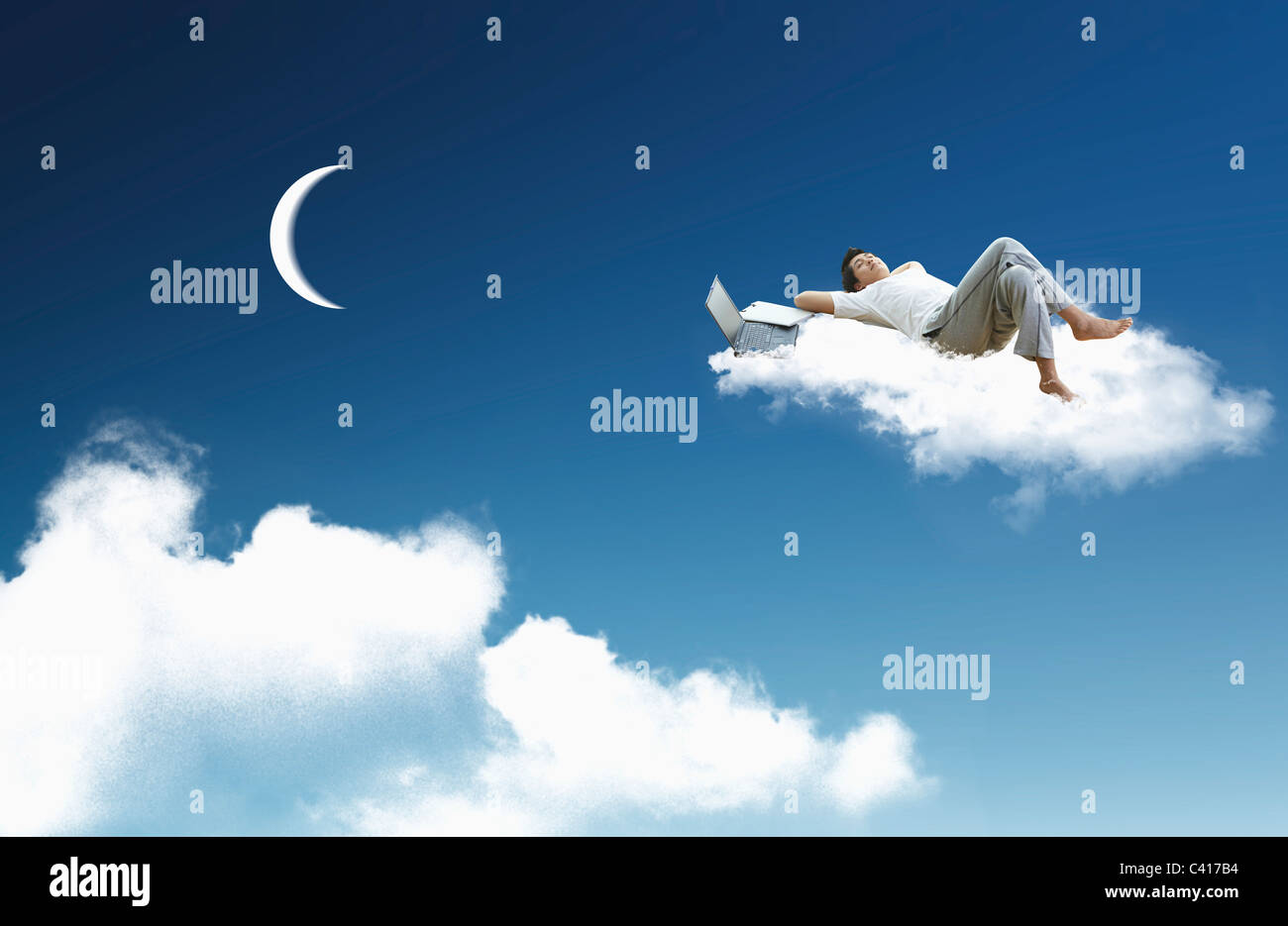 woman taking rest Stock Photo - Alamy