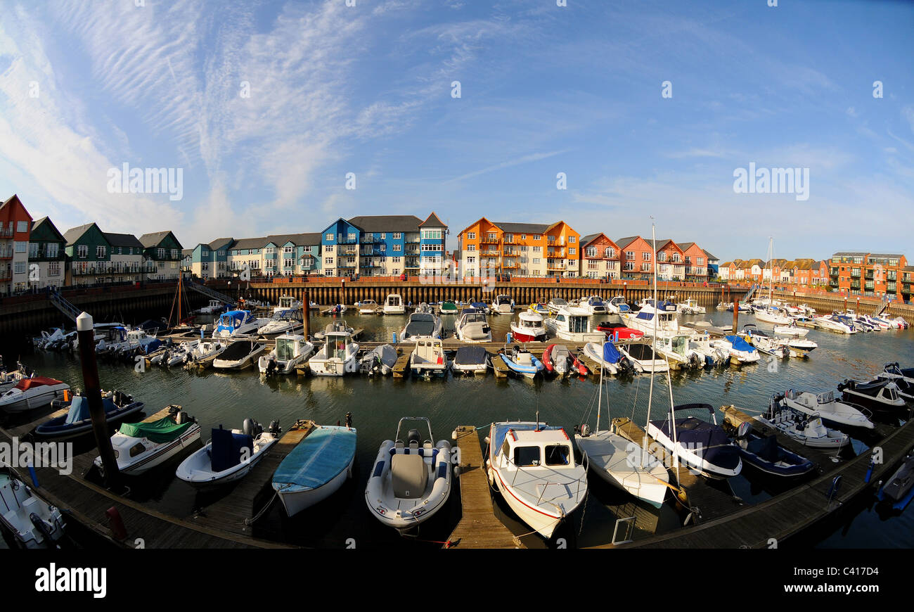 Exmouth Marina, Exmouth, Devon Stock Photo - Alamy