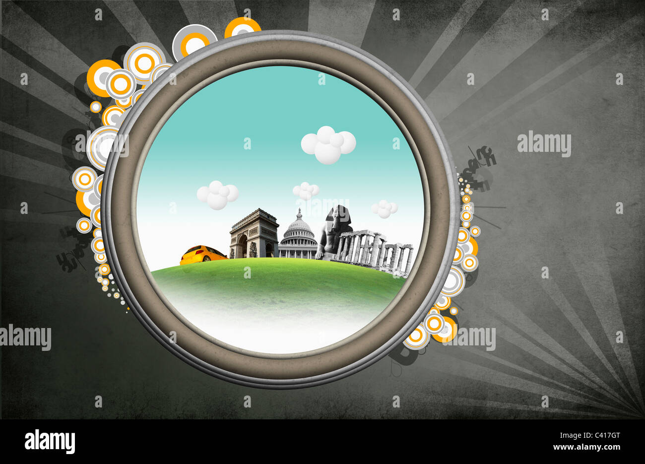 Various worldwide travel landmarks hi-res stock photography and images ...