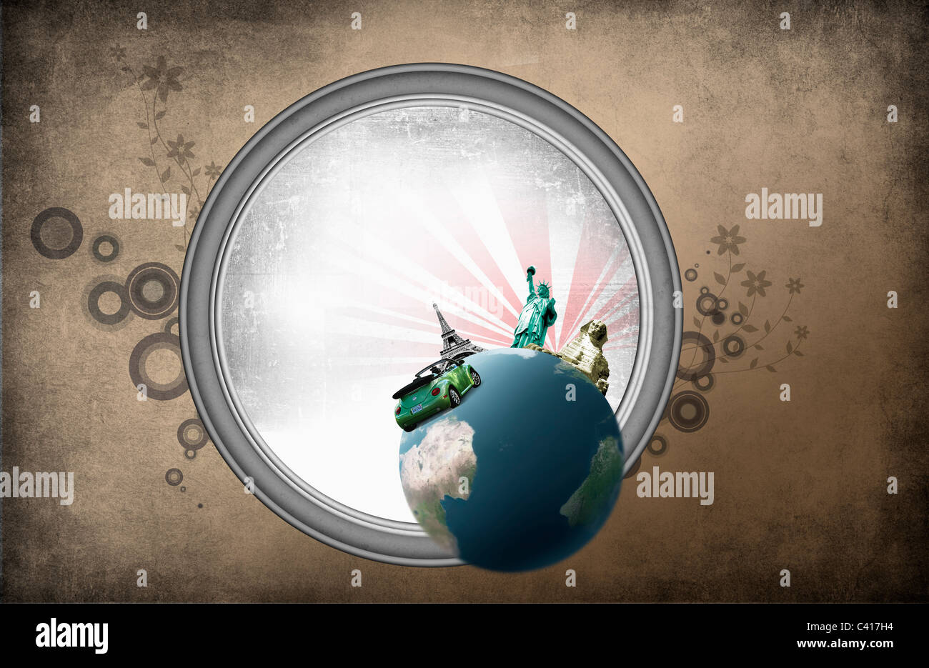 Various worldwide travel landmarks hi-res stock photography and images ...