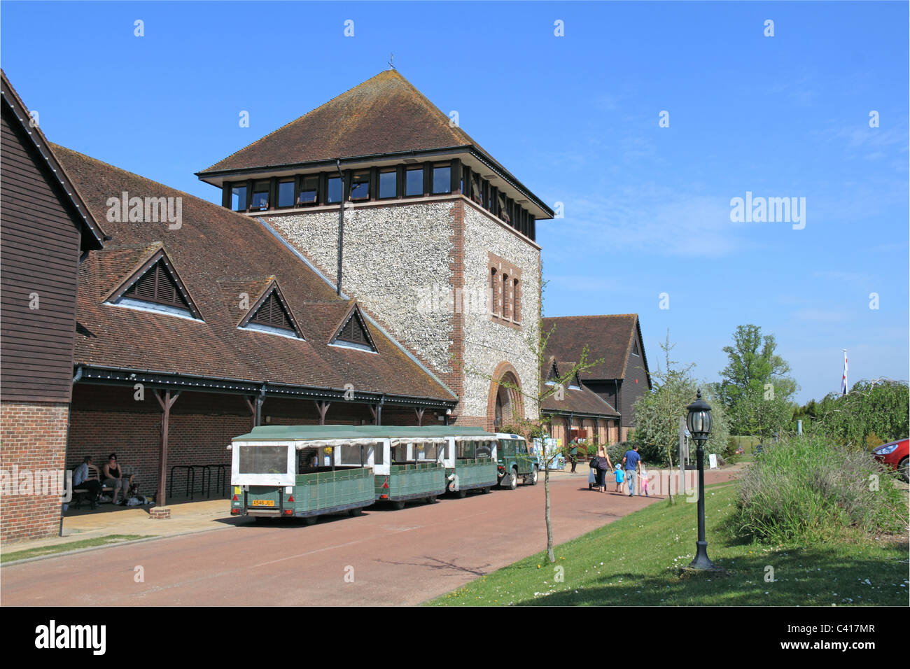 Denbies Wine Estate visitor centre, Dorking, Surrey Hills, North Downs ...