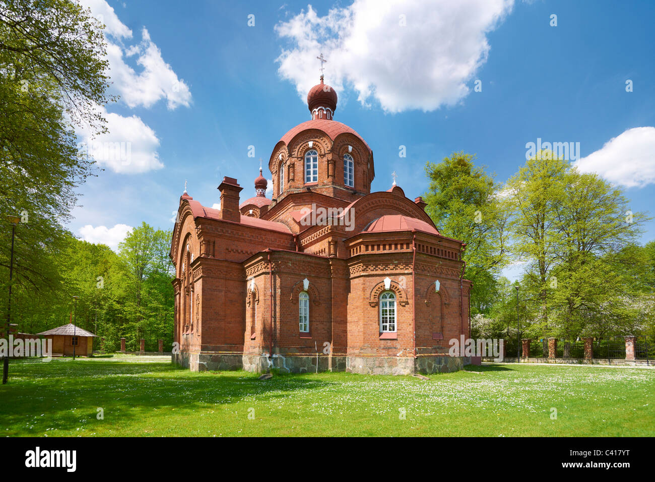 Bialowieza - orthodox church, Podlasie region, Poland Stock Photo - Alamy