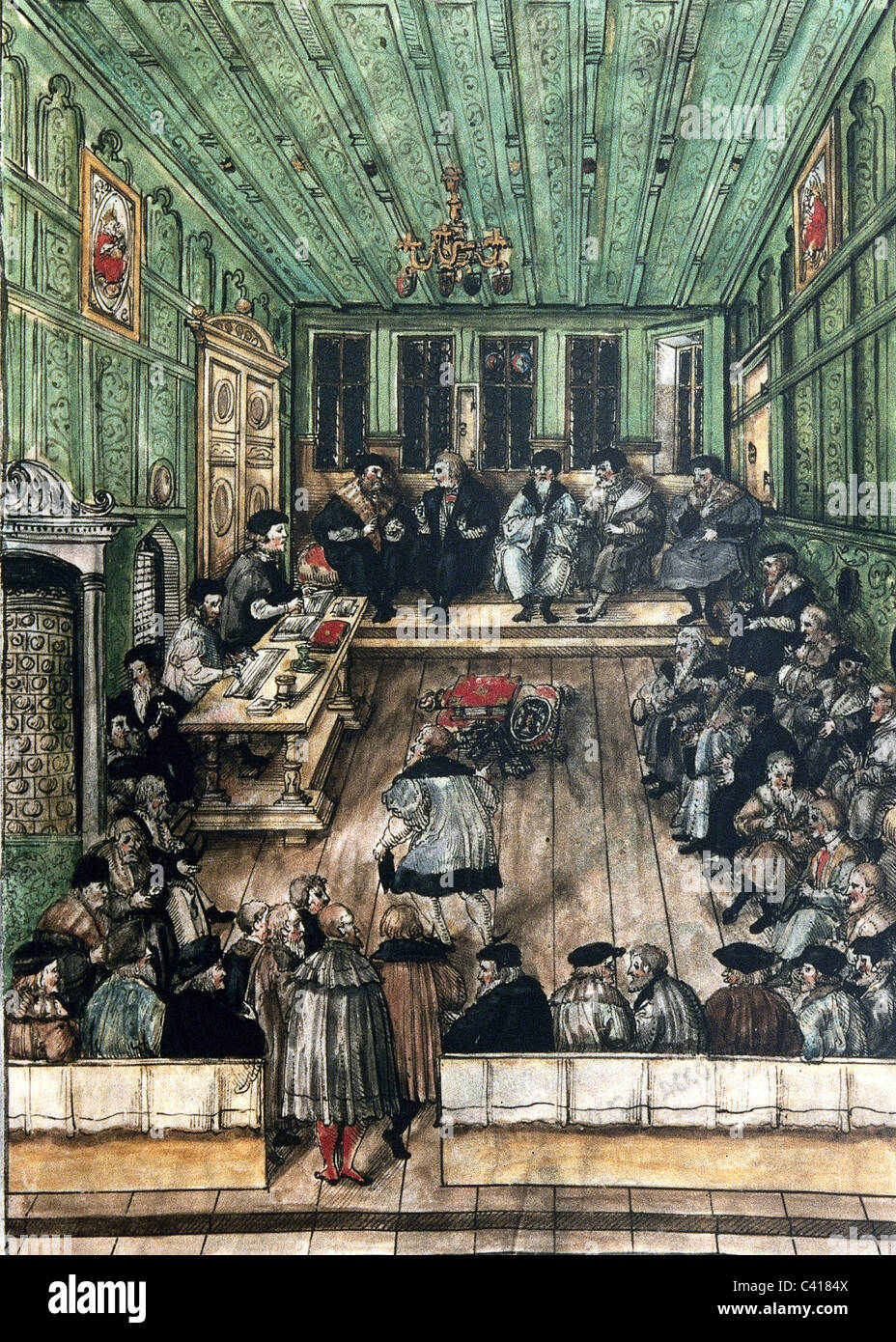 Medieval guild painting hi-res stock photography and images - Alamy