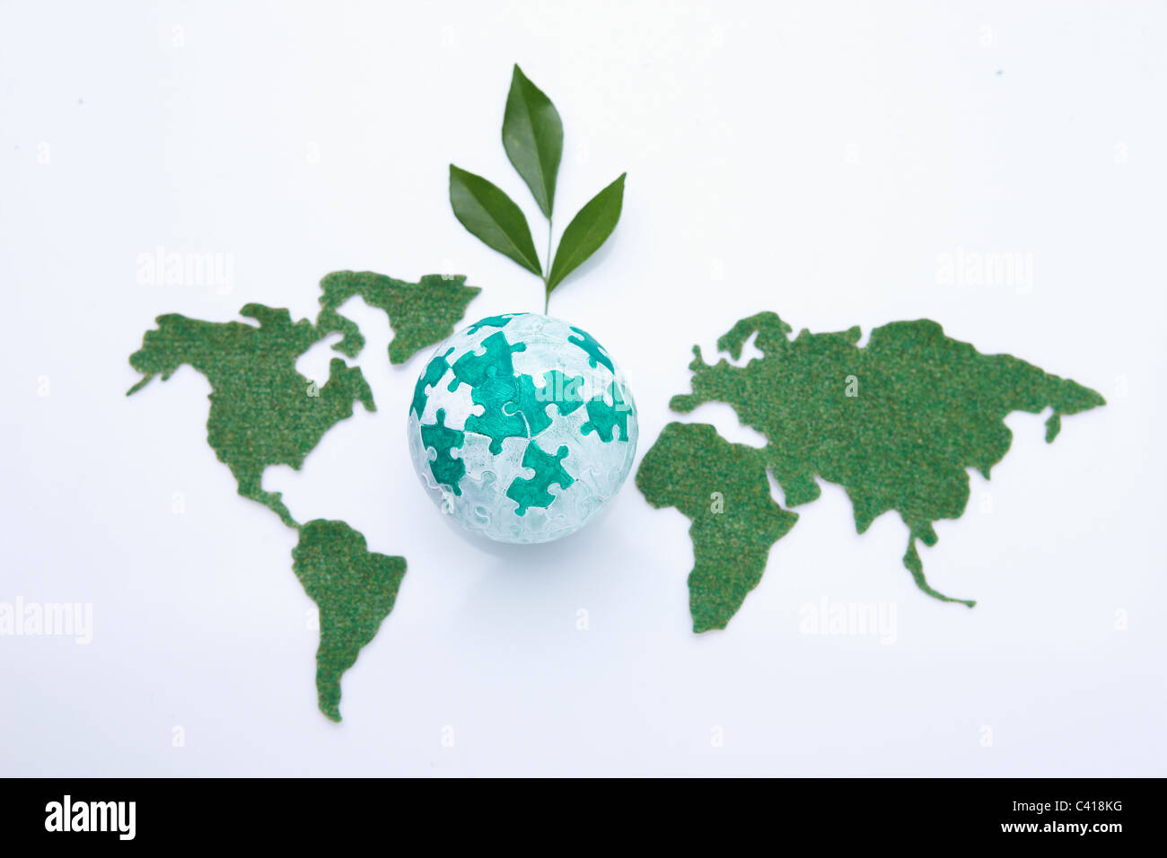 green and eco friendly concept Stock Photo - Alamy