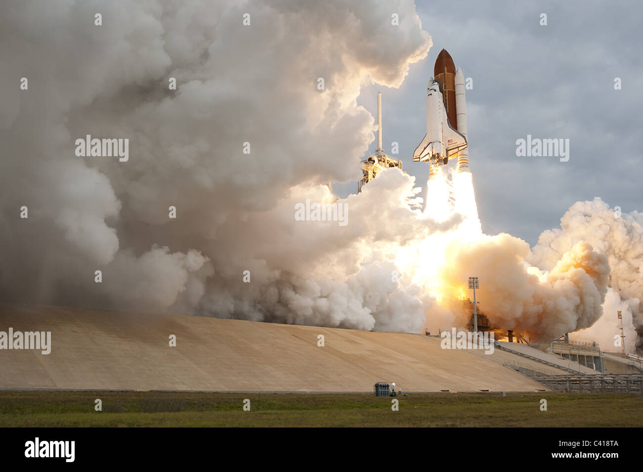 Space shuttle Endeavour lifts off from NASA's Kennedy Space Center in ...