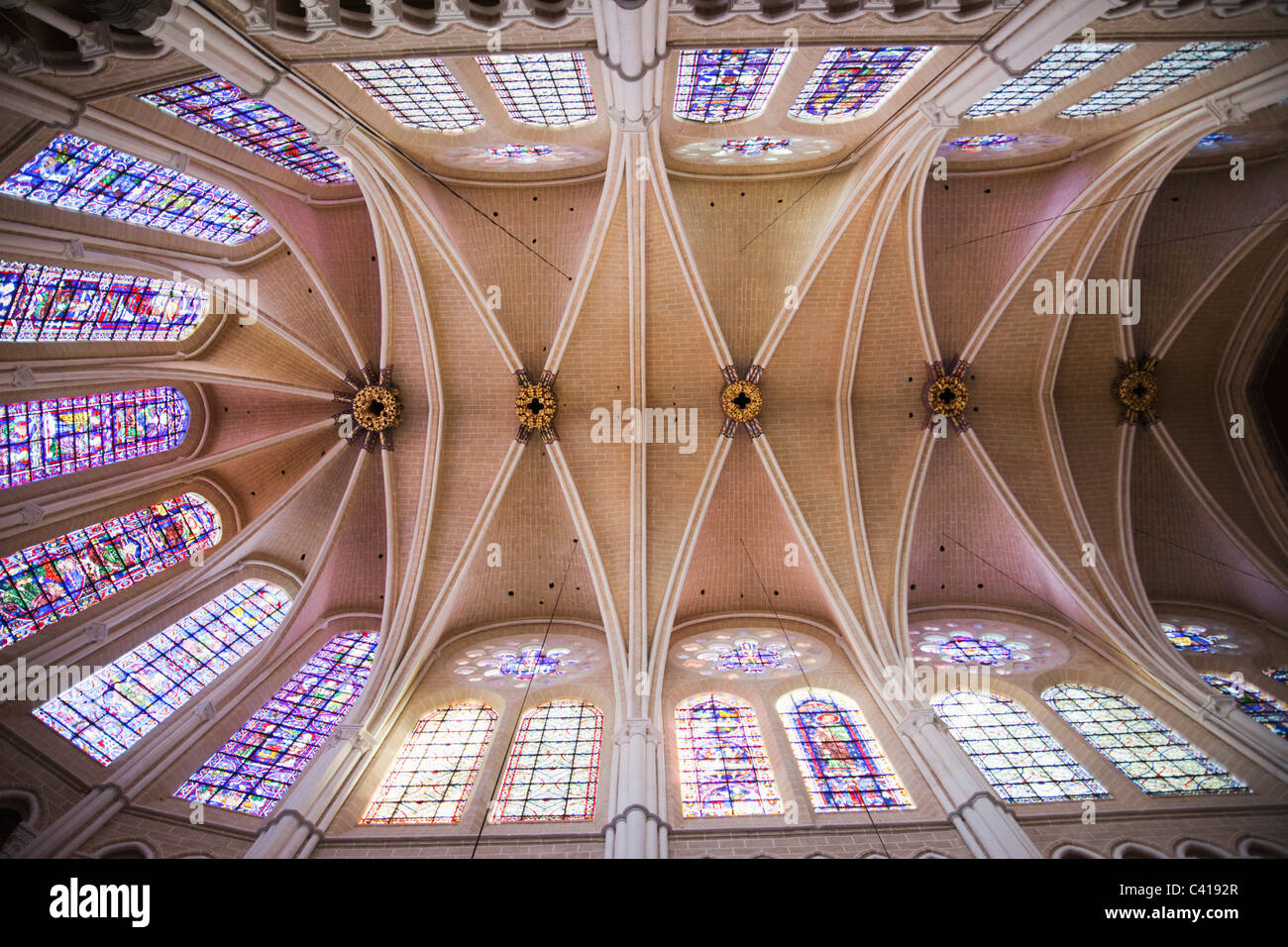 Interior chartres cathedral france hi-res stock photography and images ...