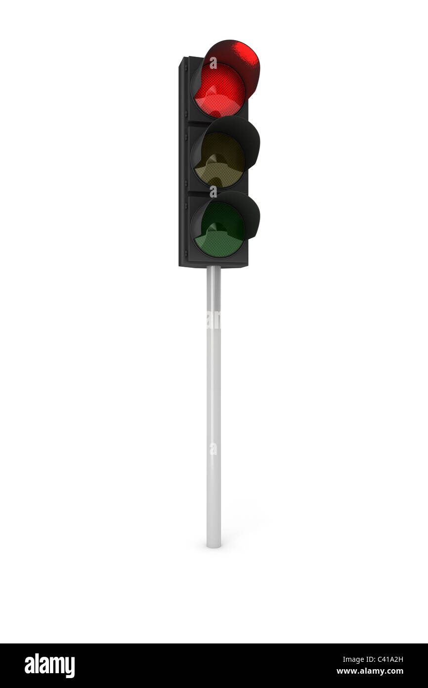 Red traffic light Stock Photo - Alamy