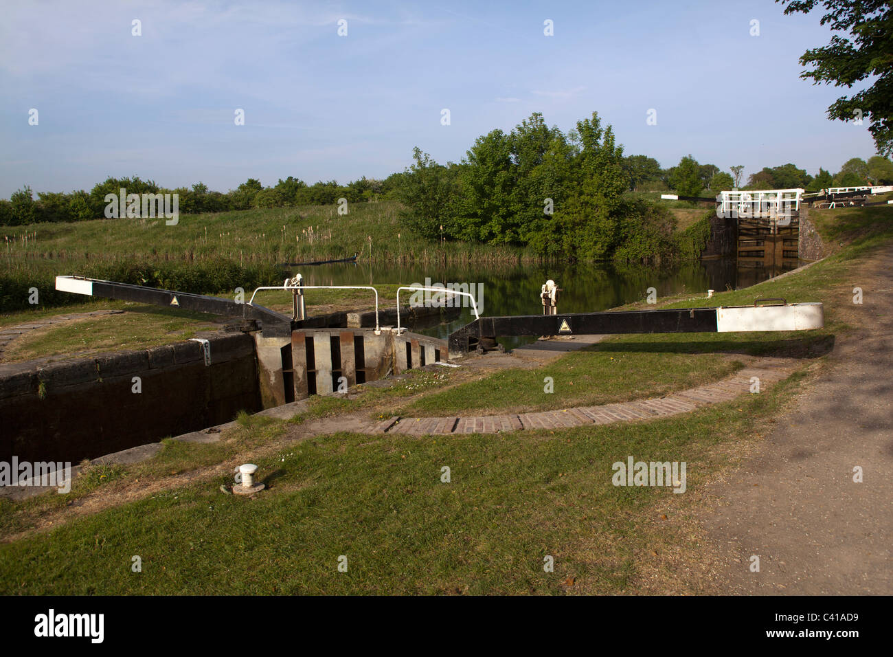 Caen Hill Locks Devizes Wiltshire UK Stock Photo - Alamy