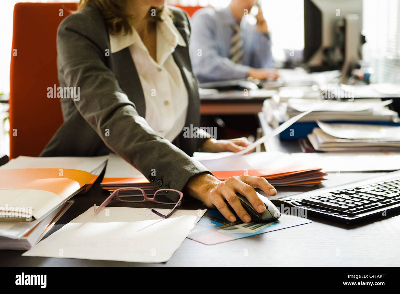 People working in office, cropped Stock Photo - Alamy