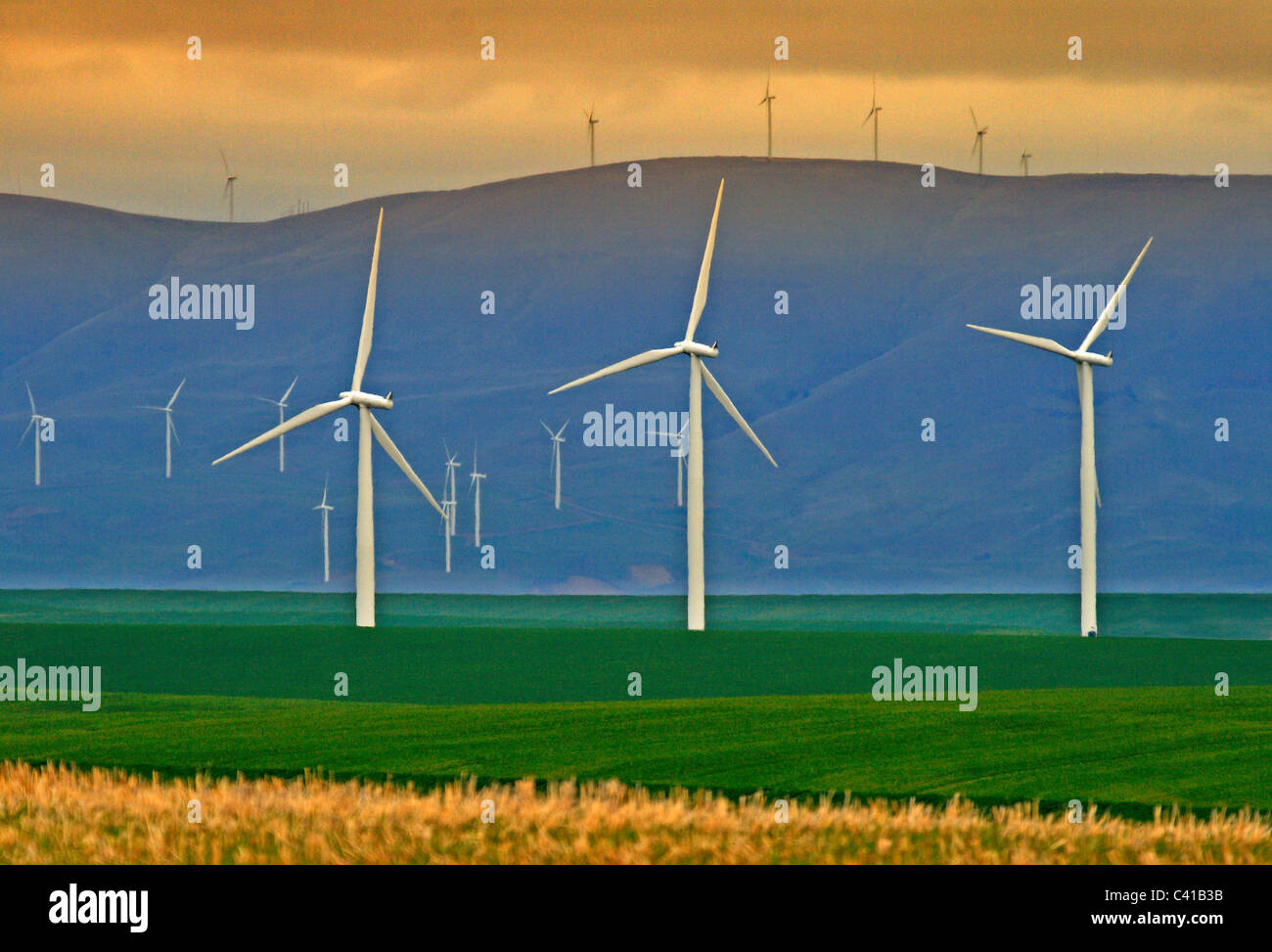 Windmill row hi-res stock photography and images - Alamy