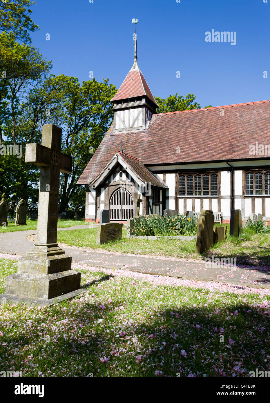 Old timber church hi-res stock photography and images - Alamy