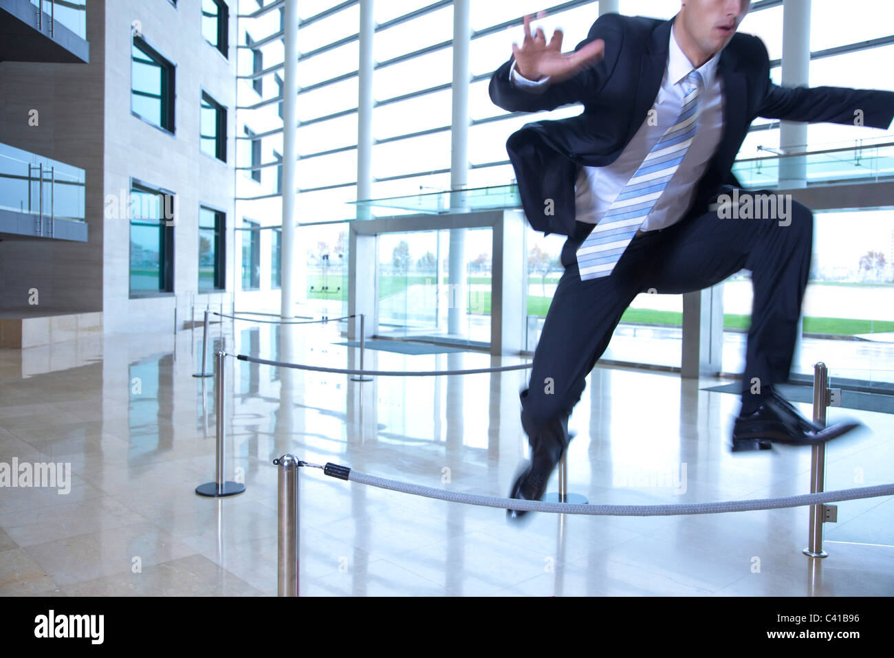 Businessman Jumping Hurdles High Resolution Stock Photography and ...