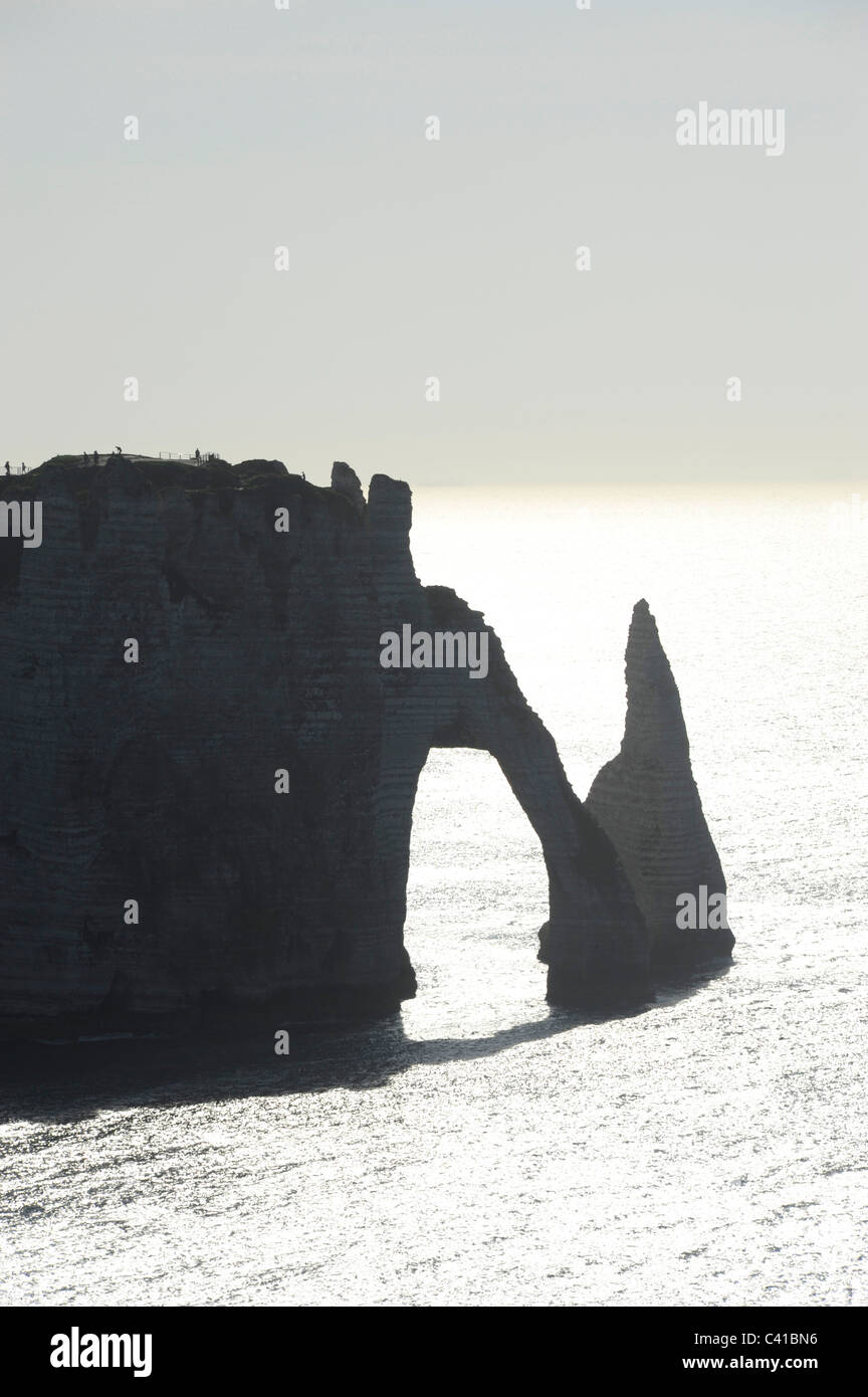 Cliff blacklight, Etretat,Normandy,France Stock Photo - Alamy