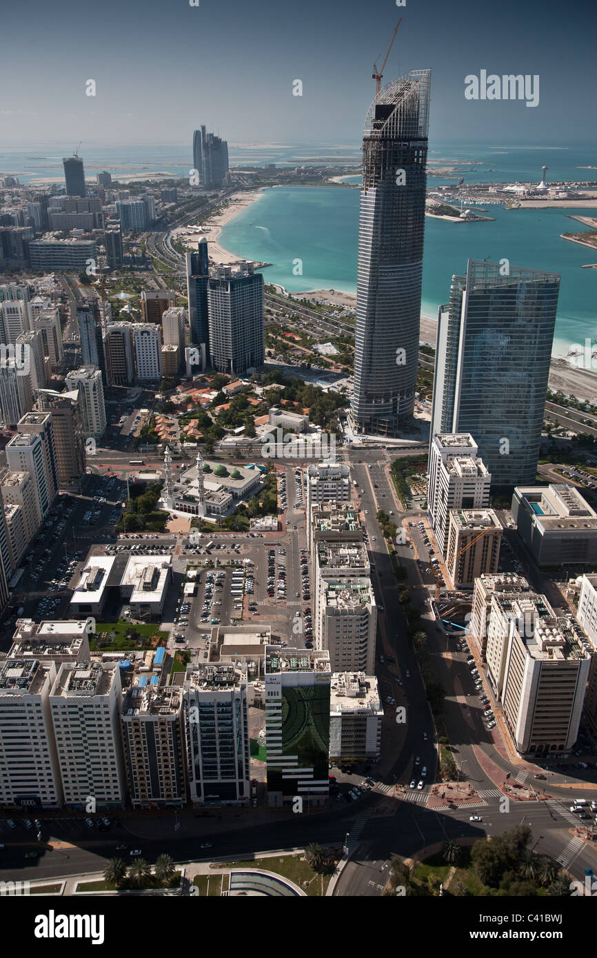 Abu Dhabi UAE United arab emirates skyline Stock Photo - Alamy