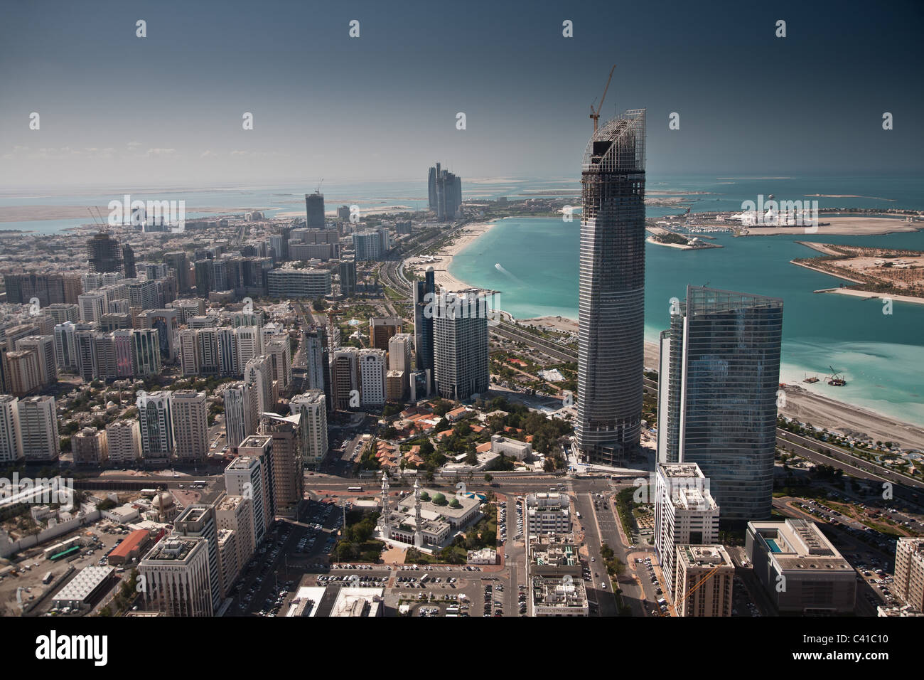 Abu Dhabi UAE United arab emirates skyline Stock Photo - Alamy