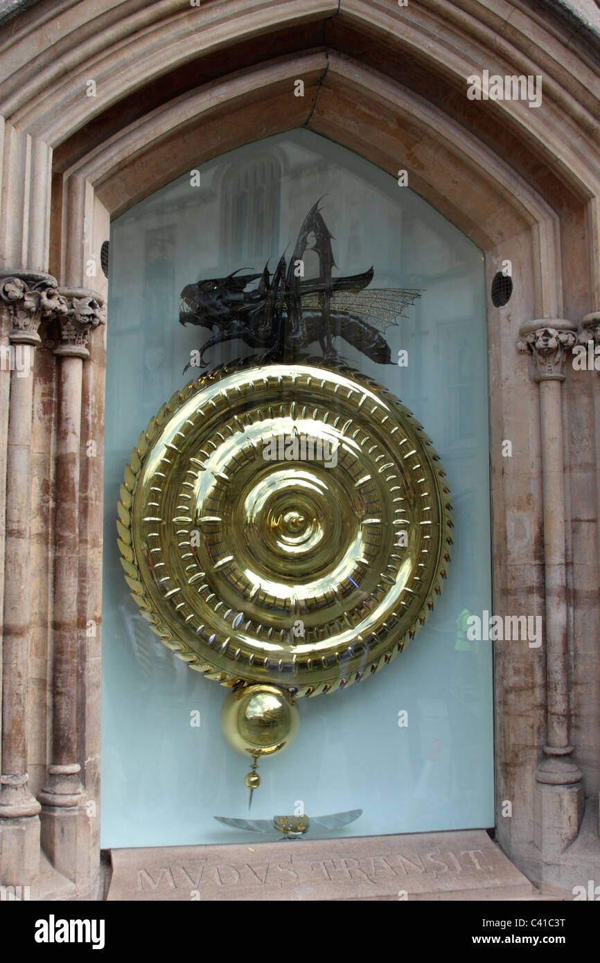 The Grasshopper Clock Corpus Christi College Cambridge Stock Photo - Alamy