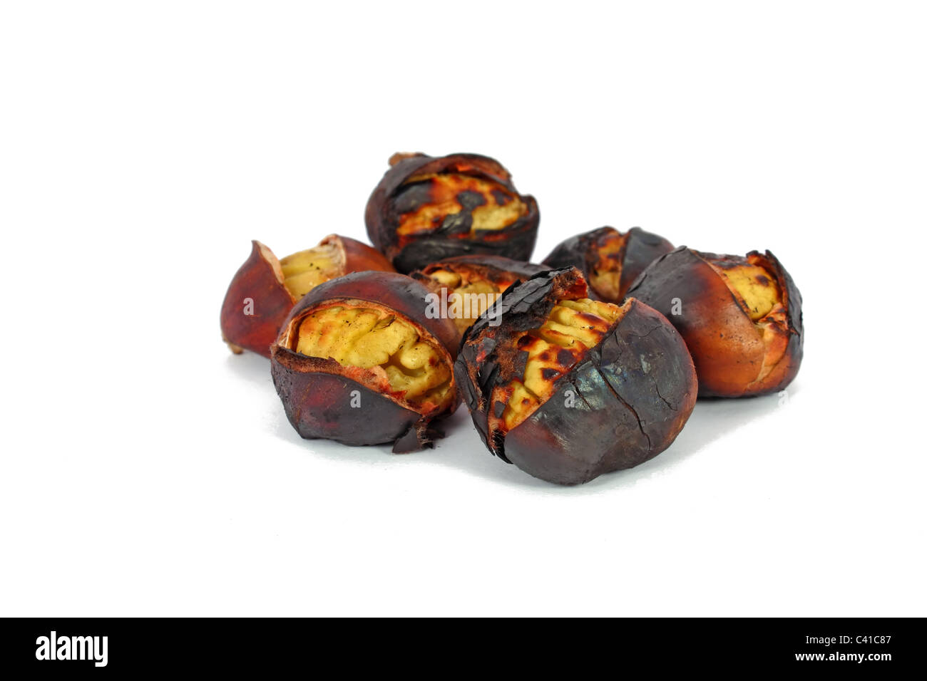 Chestnut grill Cut Out Stock Images & Pictures - Alamy