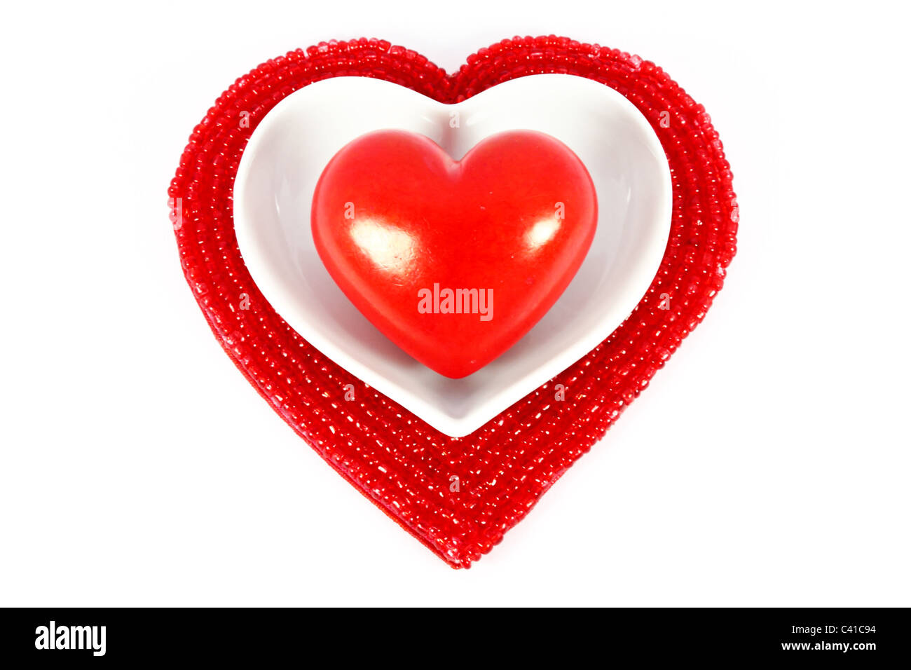 Triple love symbol Cut Out Stock Images & Pictures - Alamy