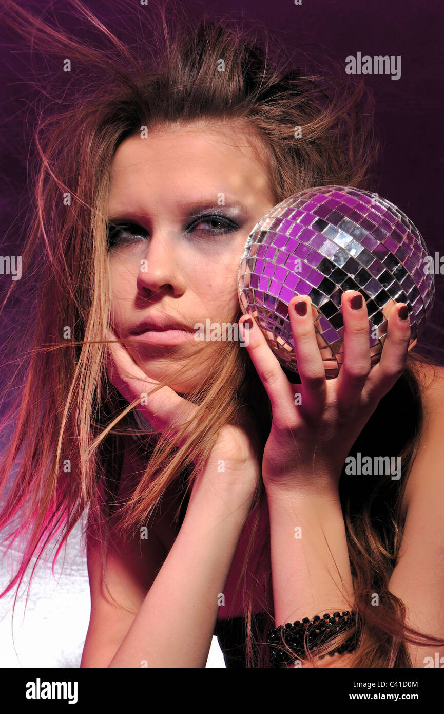 attractive, beautiful, beauty, colors, club, disco, expression, face ...