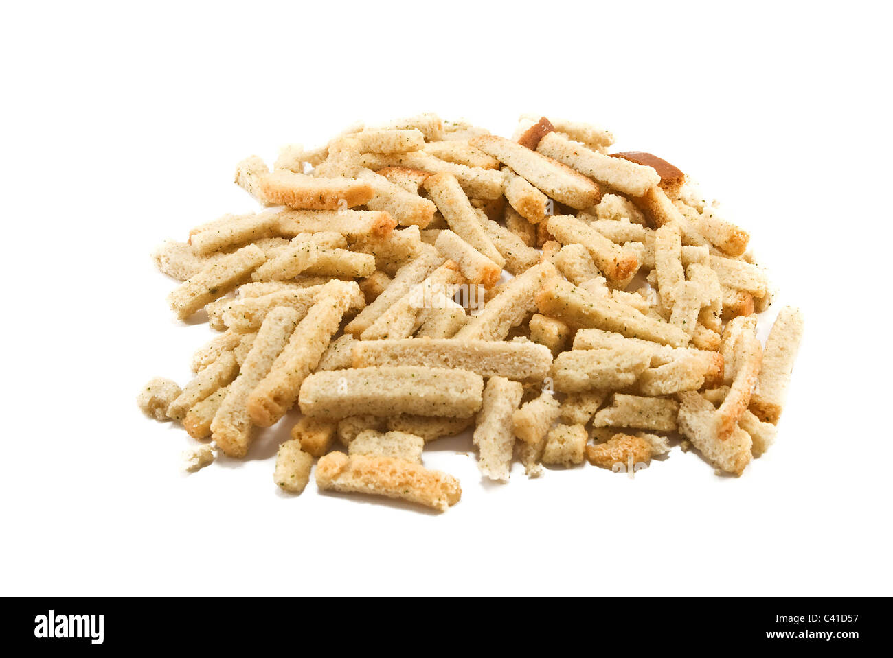 rusks isolated a white background Stock Photo - Alamy