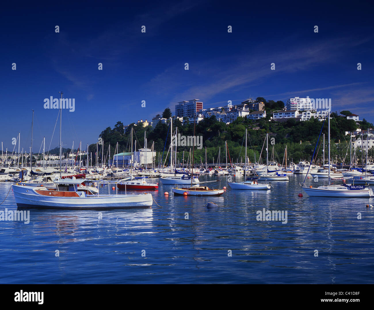 Hot summer day resort town hi-res stock photography and images - Alamy