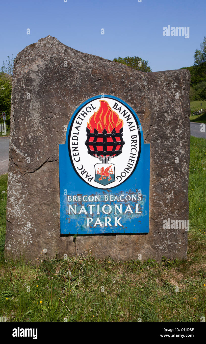 Brecon beacons sign hi-res stock photography and images - Alamy