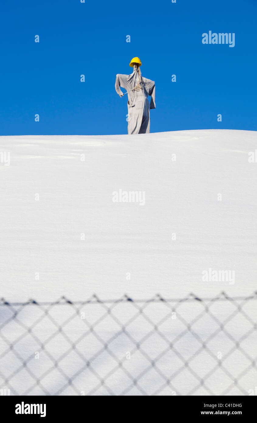 Scarecrow snow hi-res stock photography and images - Alamy