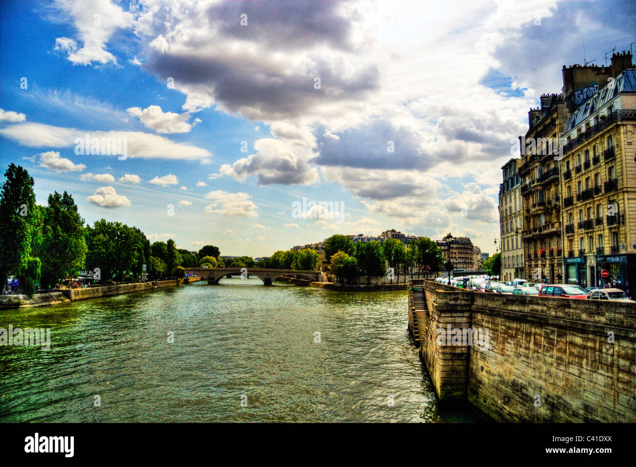 The River Seine in France Paris is a major river of North Western ...