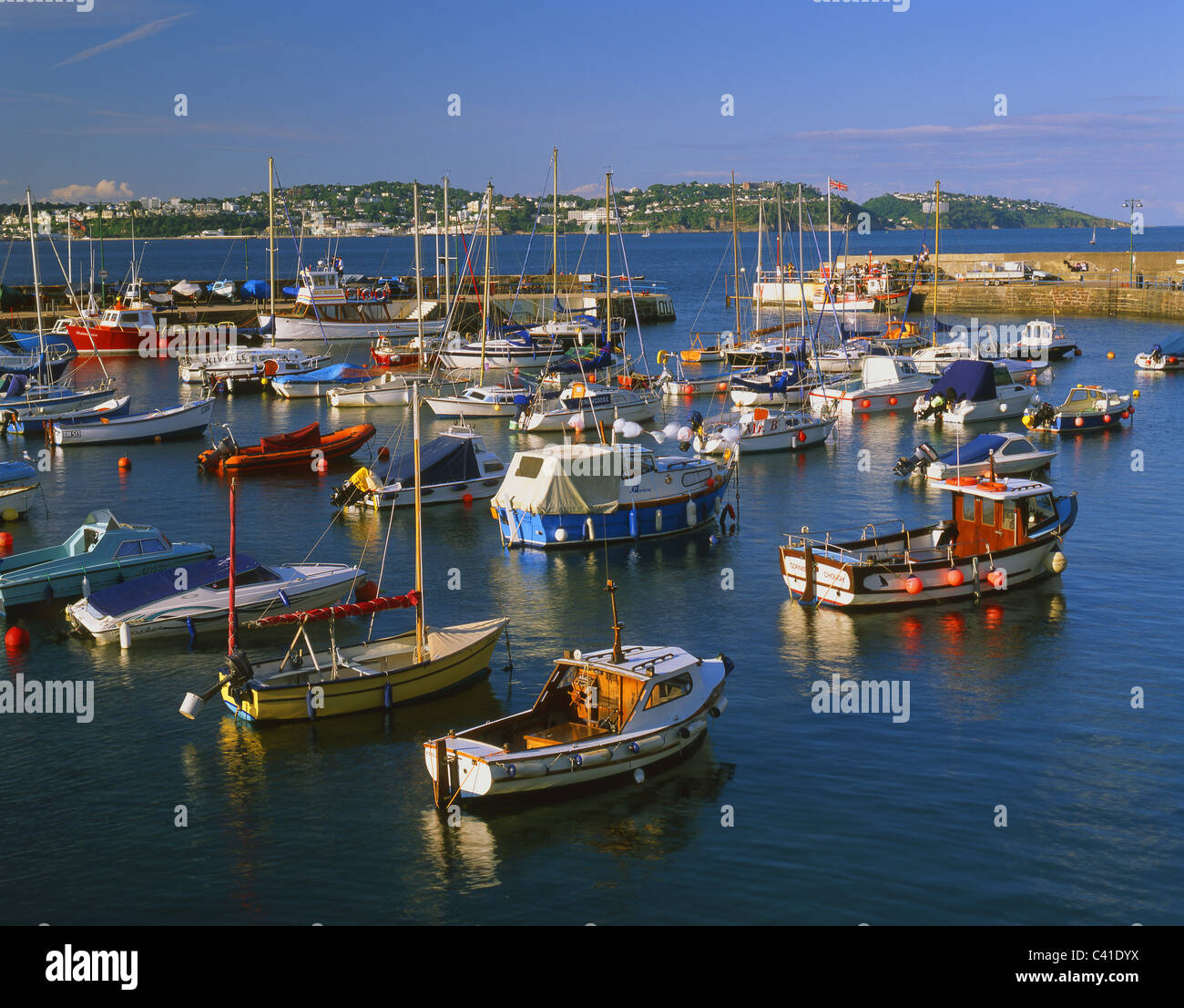 UK,South Devon,Paignton Harbour Stock Photo - Alamy