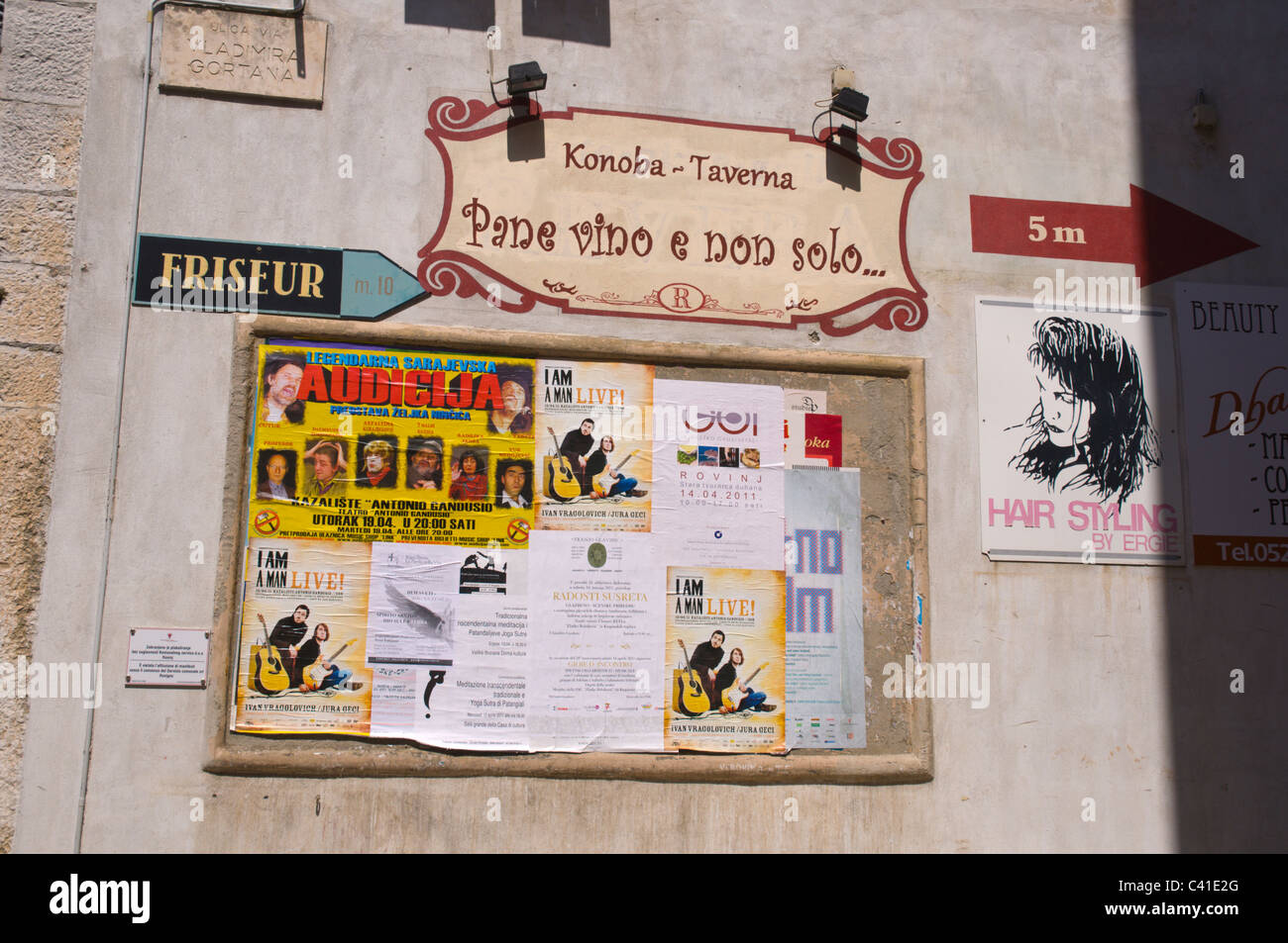 Croatian signs hi-res stock photography and images - Alamy