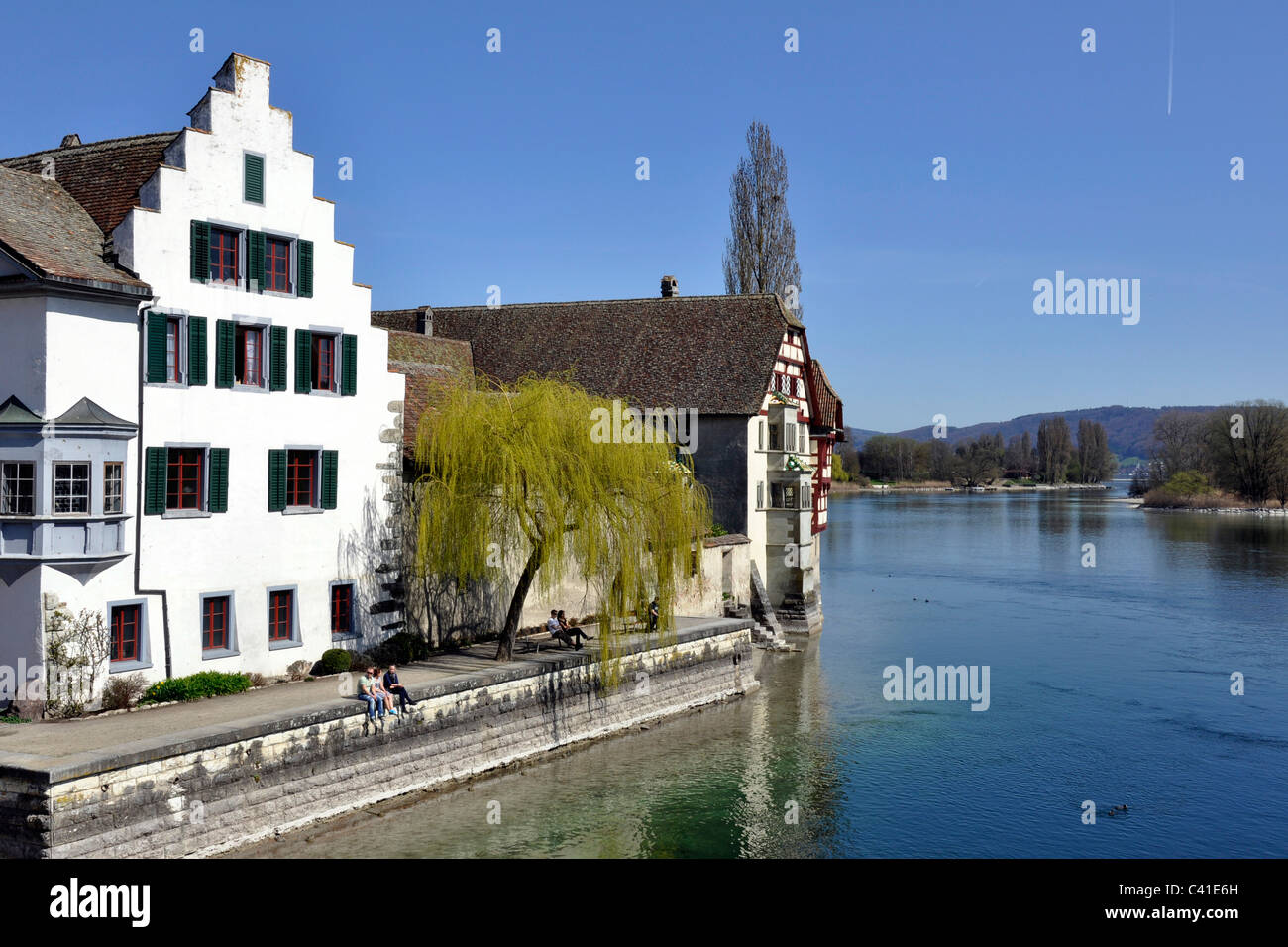 Rhein, Stein am Rhein, Switzerland Stock Photo - Alamy