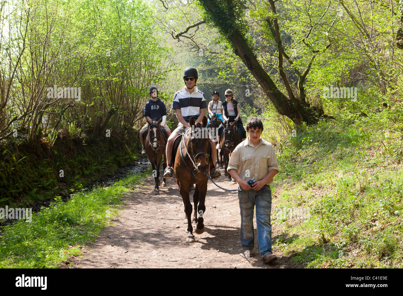 Pony ride exmoor hi-res stock photography and images - Alamy