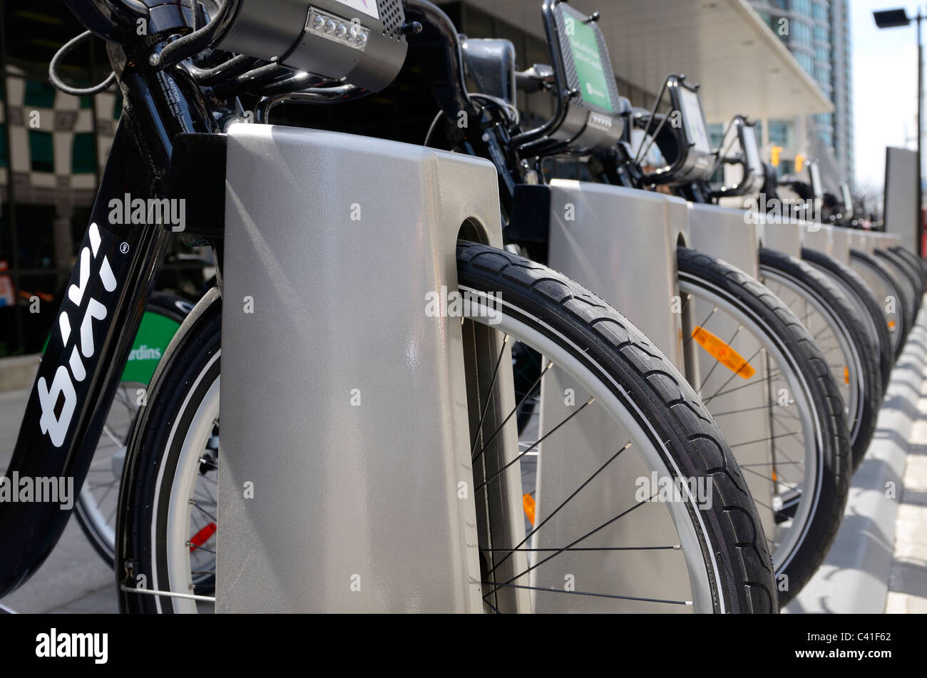 Bixi Toronto public bike system urban transportation rental bicycles ...