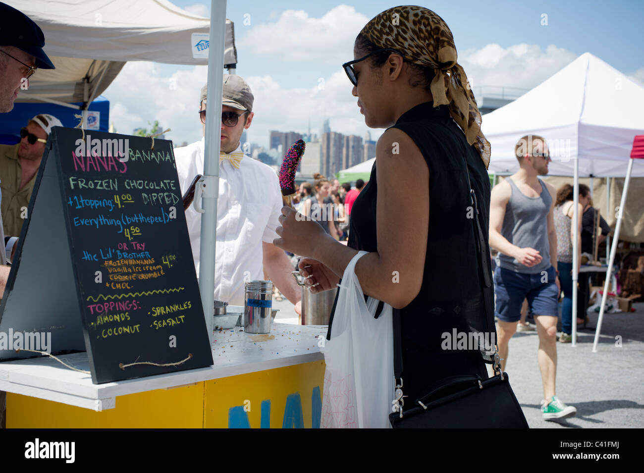 Smorgasburg Brooklyn Flea Market Stock Photos & Smorgasburg Brooklyn ...
