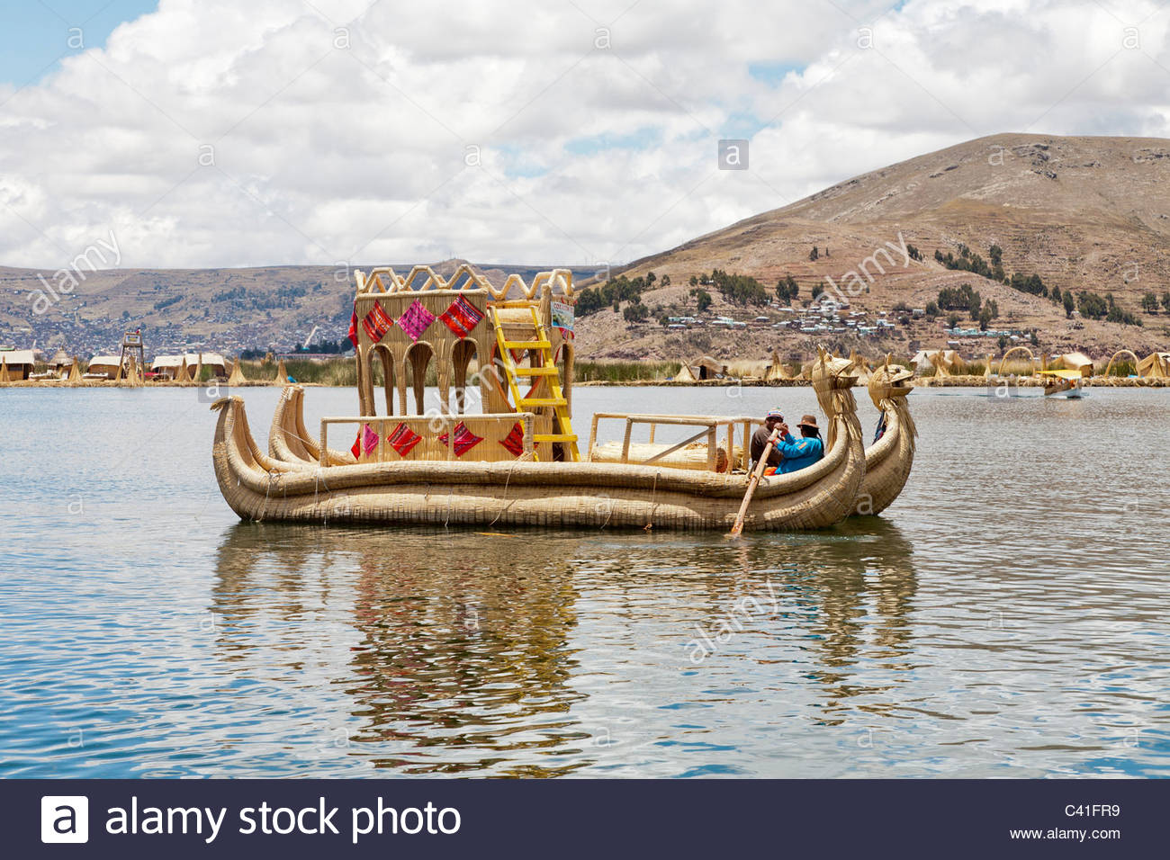 Totora Boat Peru High Resolution Stock Photography and Images - Alamy