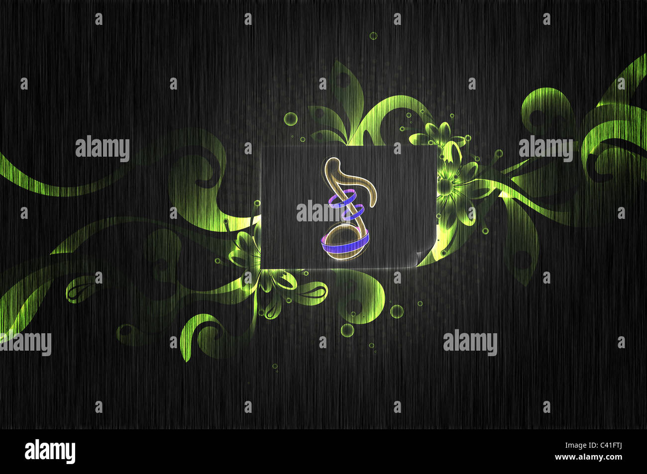 Musical note abstract background Stock Photo - Alamy