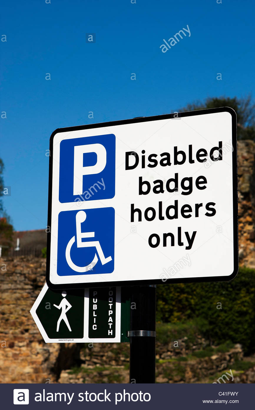Blue Disabled Badge High Resolution Stock Photography and Images - Alamy