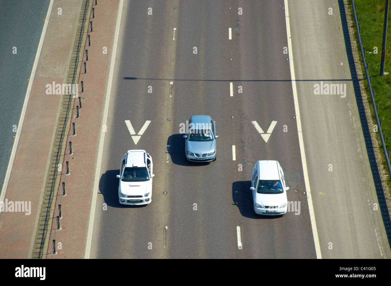 Cars on the M62 motorway Stock Photo - Alamy