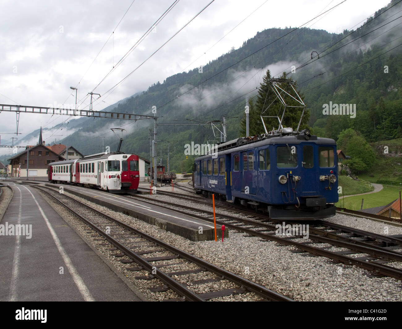 Montbovon station hi-res stock photography and images - Alamy