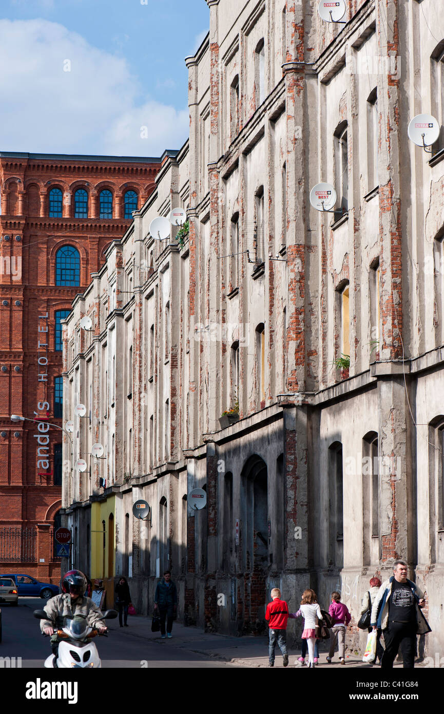 Old building, Lodz, Poland Stock Photo - Alamy