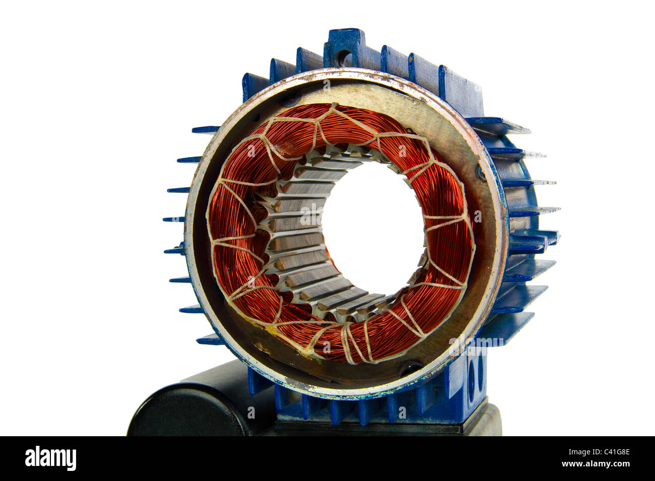 Motor, isolated on a white background Stock Photo - Alamy