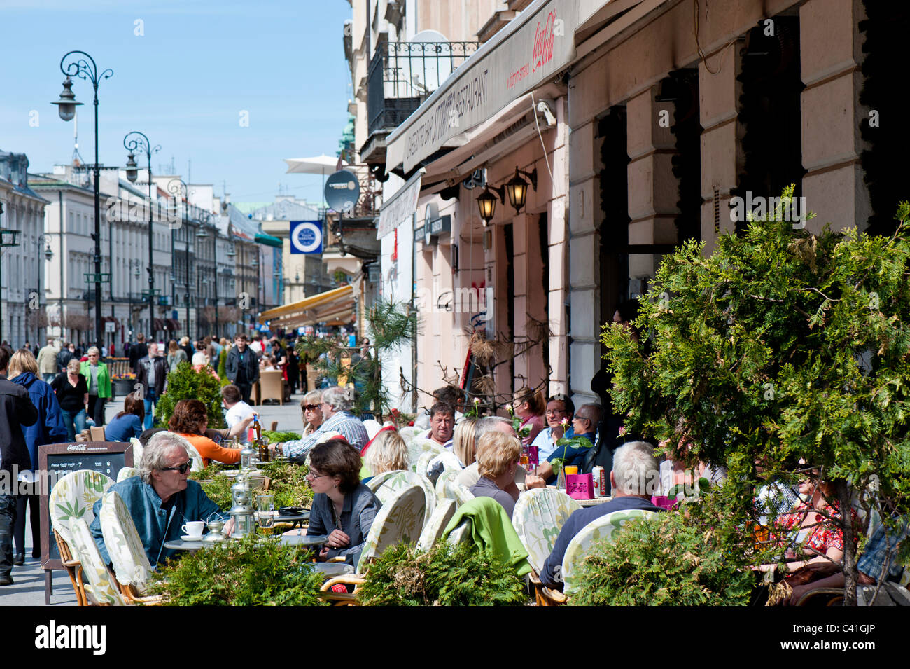 Ulica Nowy Swiat, Warsaw, Poland Stock Photo - Alamy