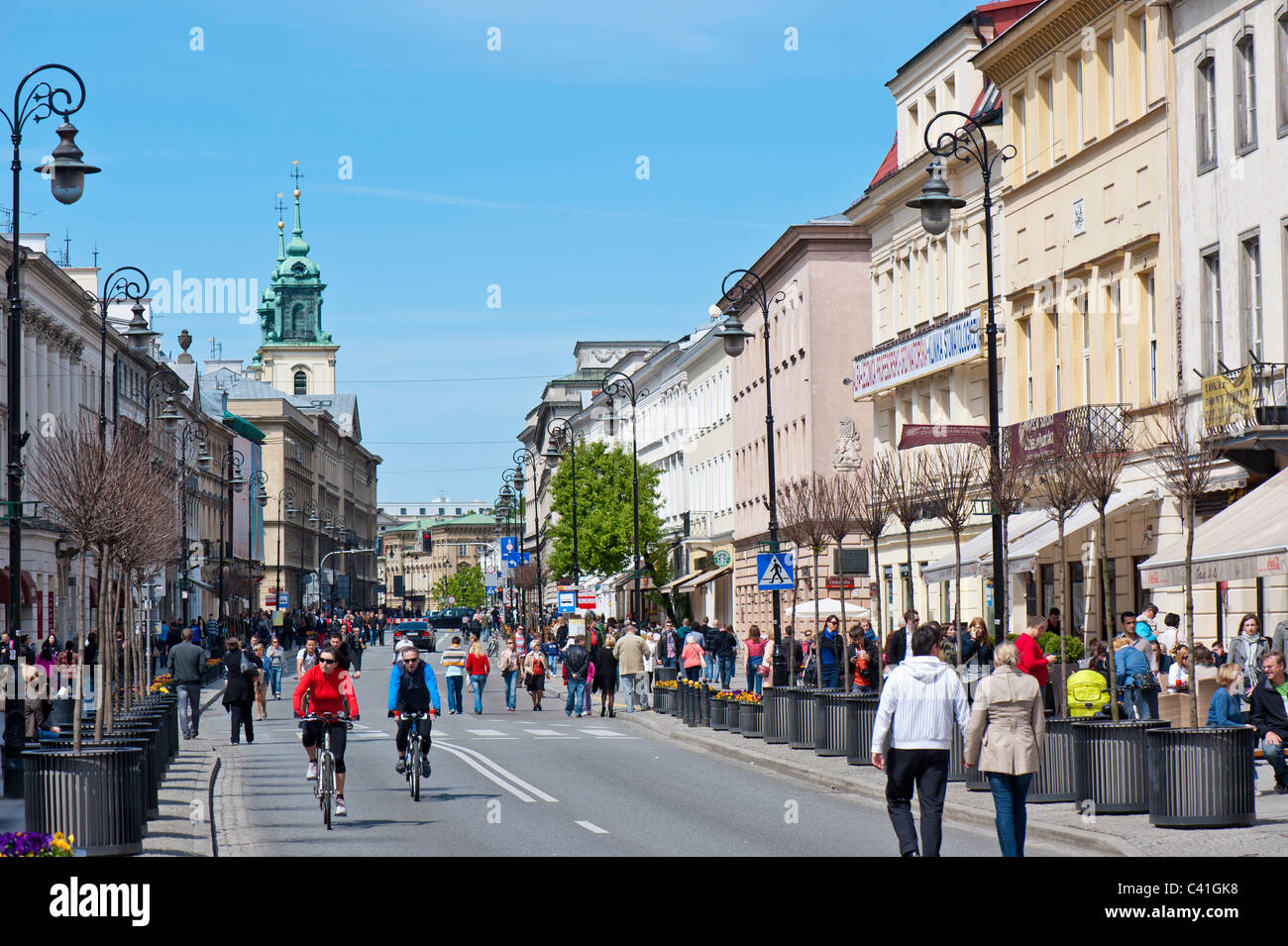 Ulica Nowy Swiat, Warsaw, Poland Stock Photo - Alamy