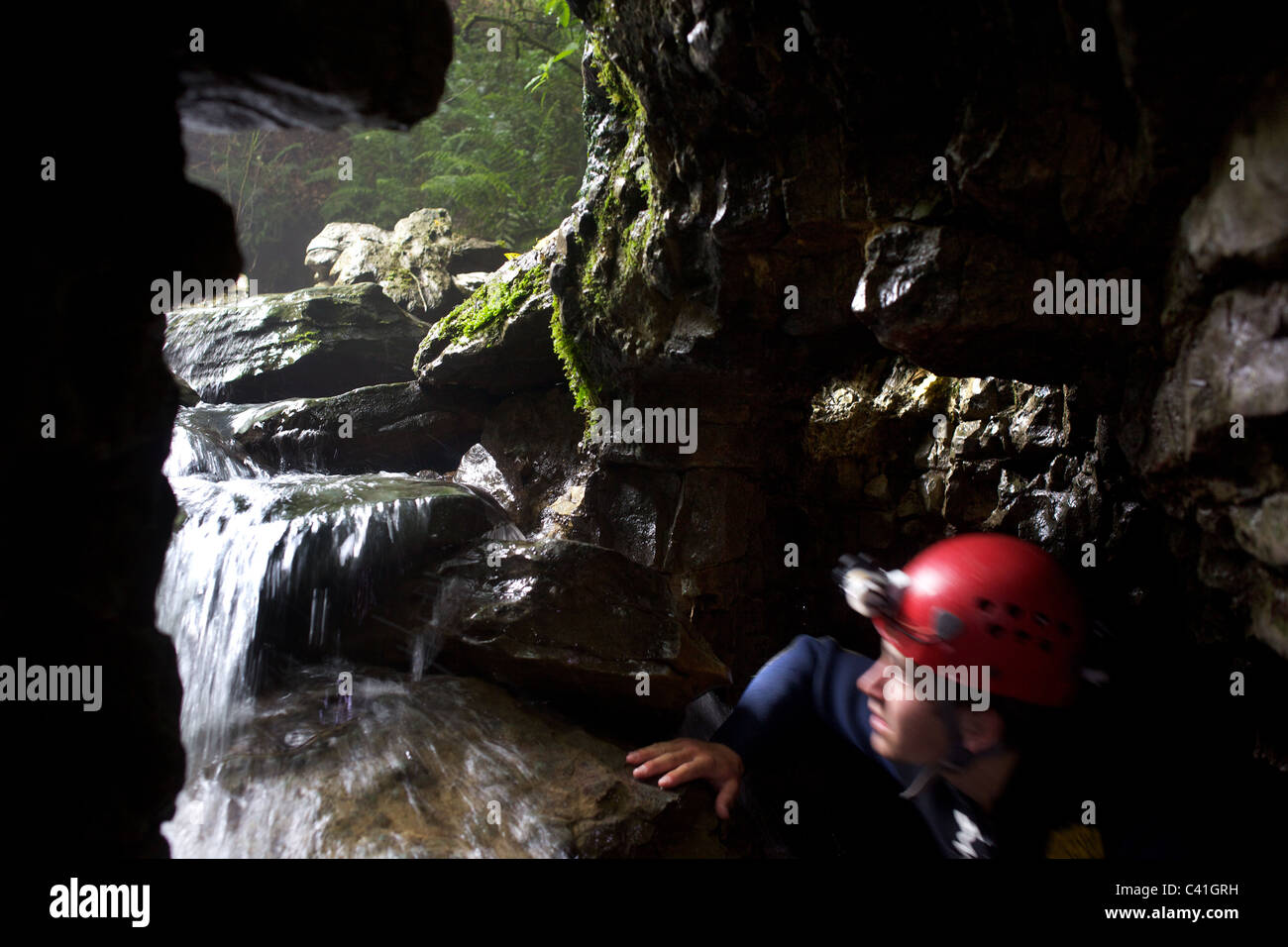 New zealand waitomo rafting hi-res stock photography and images - Alamy