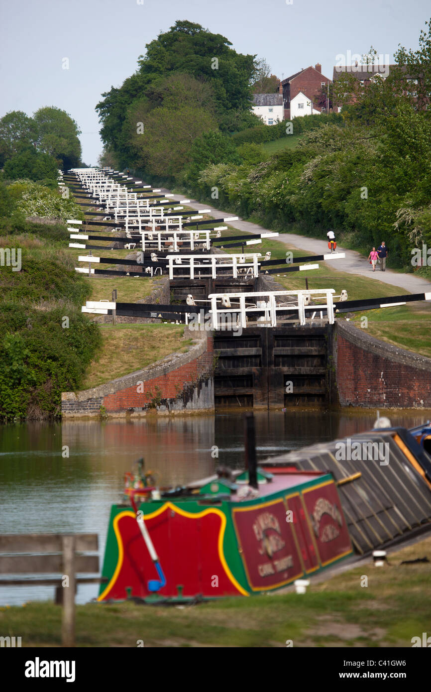 Caen Hill Locks Devizes Wiltshire Uk Stock Photo - Alamy