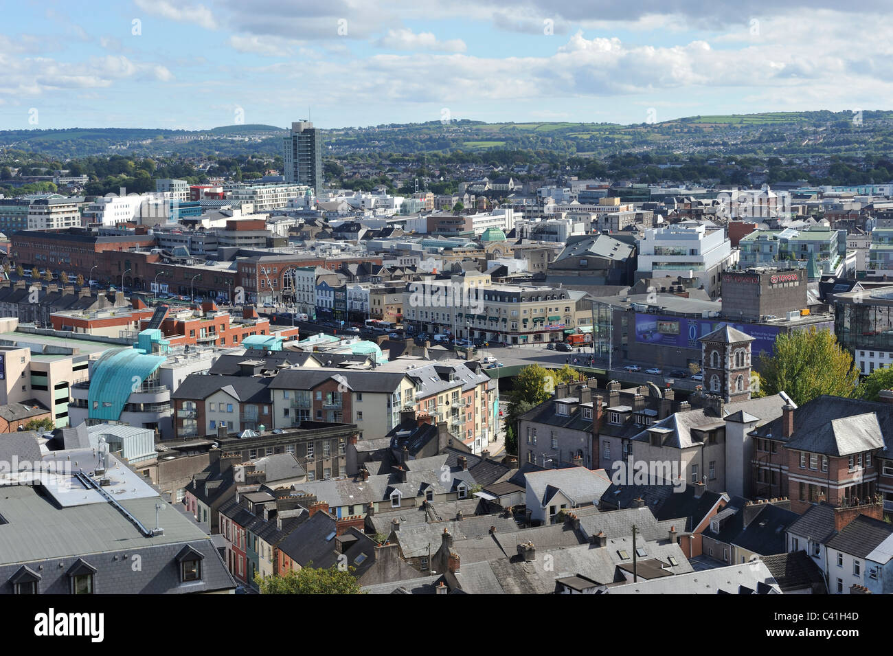 Cork City Centre from Shandon Stock Photo - Alamy