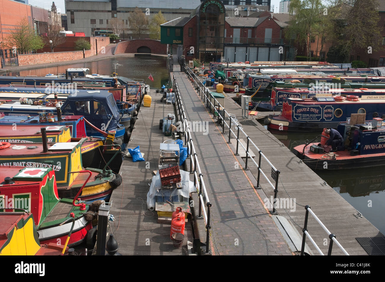 Canal network in Birmingham Stock Photo - Alamy