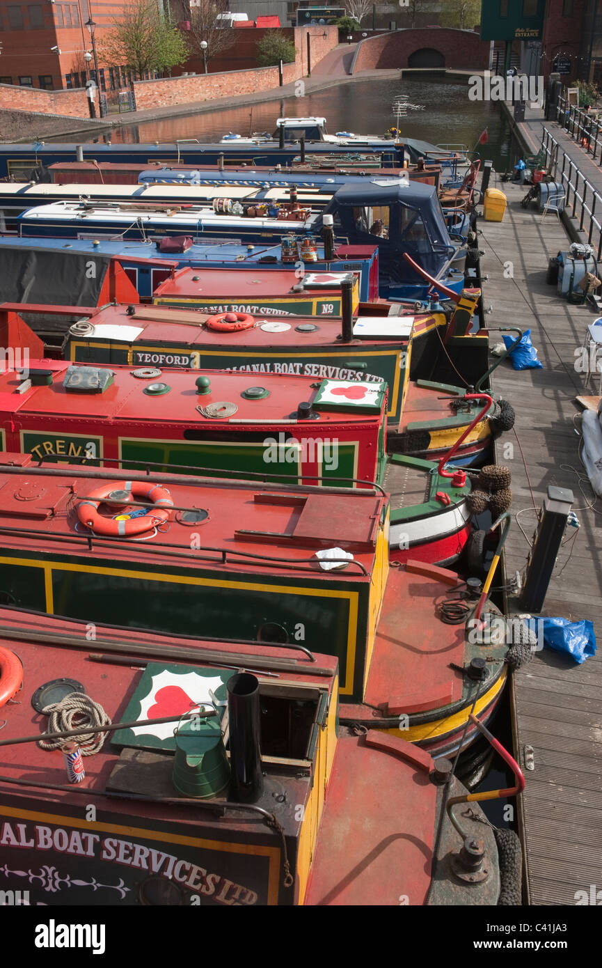 Canal network in Birmingham Stock Photo - Alamy